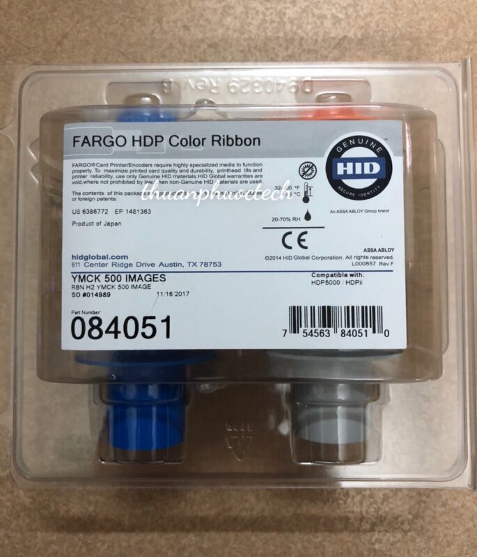 Ruy băng màu Fargo HDP5000 (084051) - Công ty TNHH TM DV Công nghệ ...